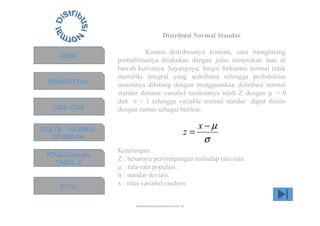 Distribusi normal | PDF