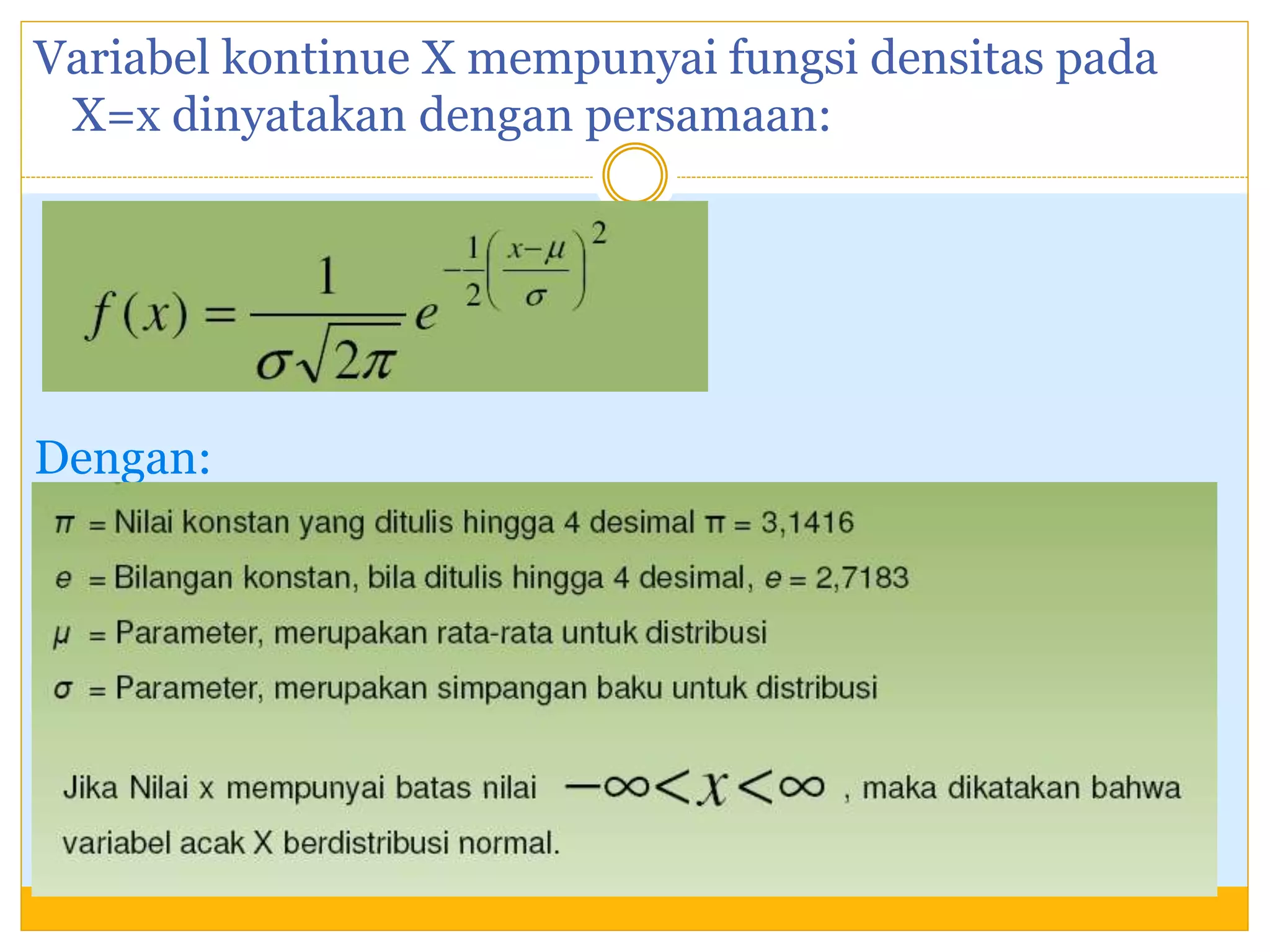 Distribusi normal | PPTX