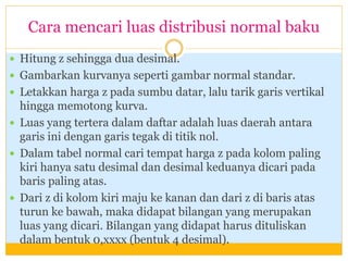 Distribusi normal | PPTX