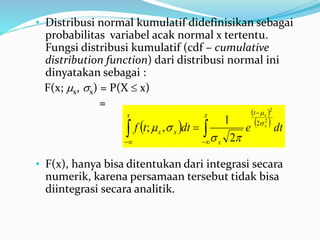 Distribusi normal | PPTX