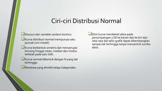 Distribusi normal | PPTX