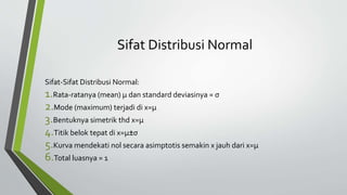 Distribusi normal | PPTX