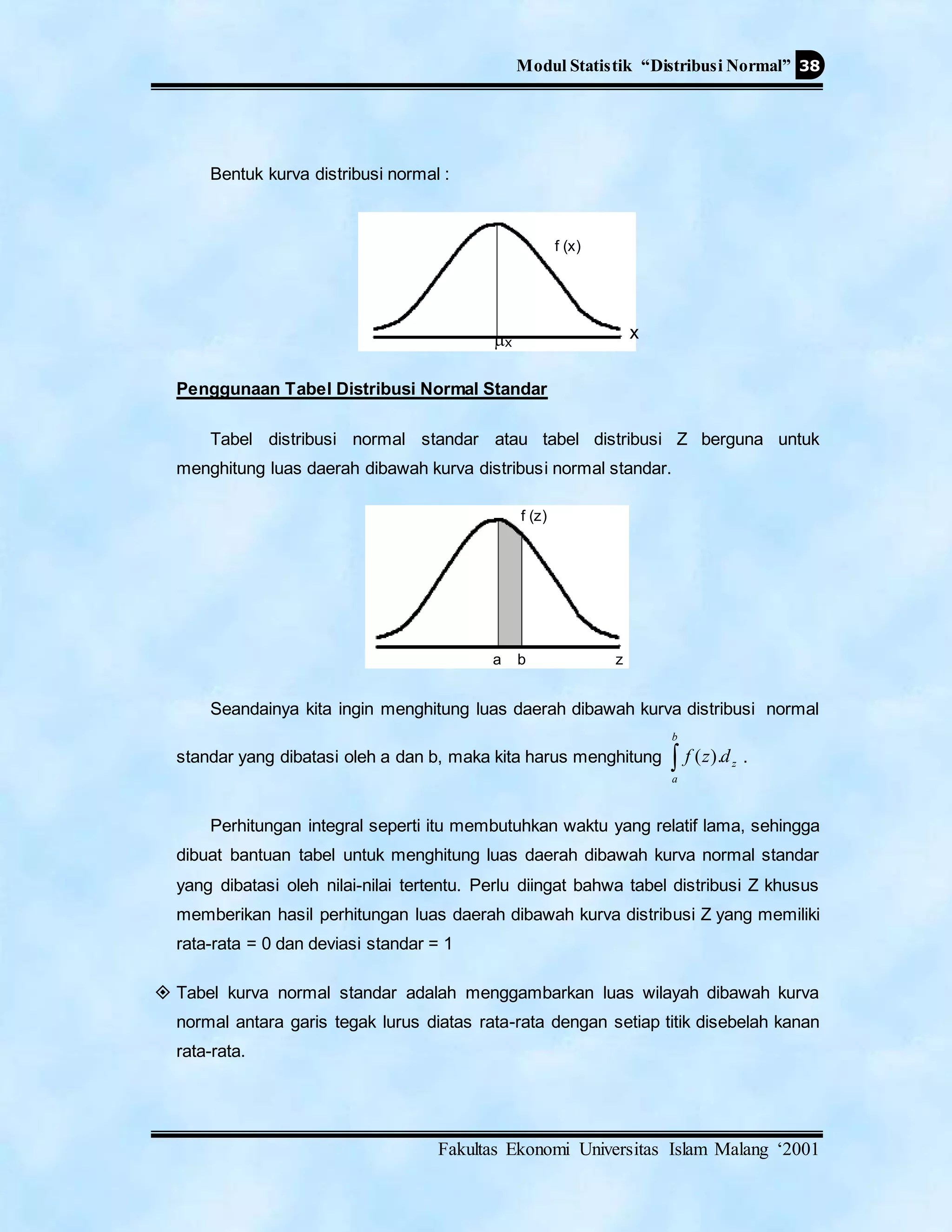 Distribusi normal 1 | DOC