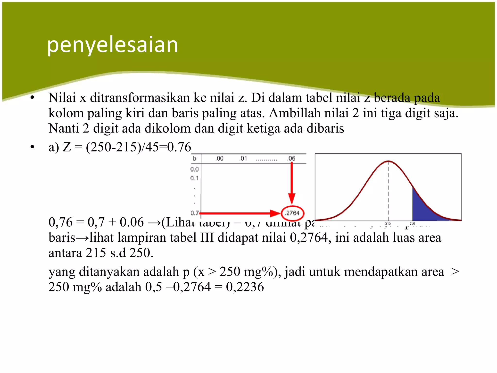Distribusi normal presentasi | PPT