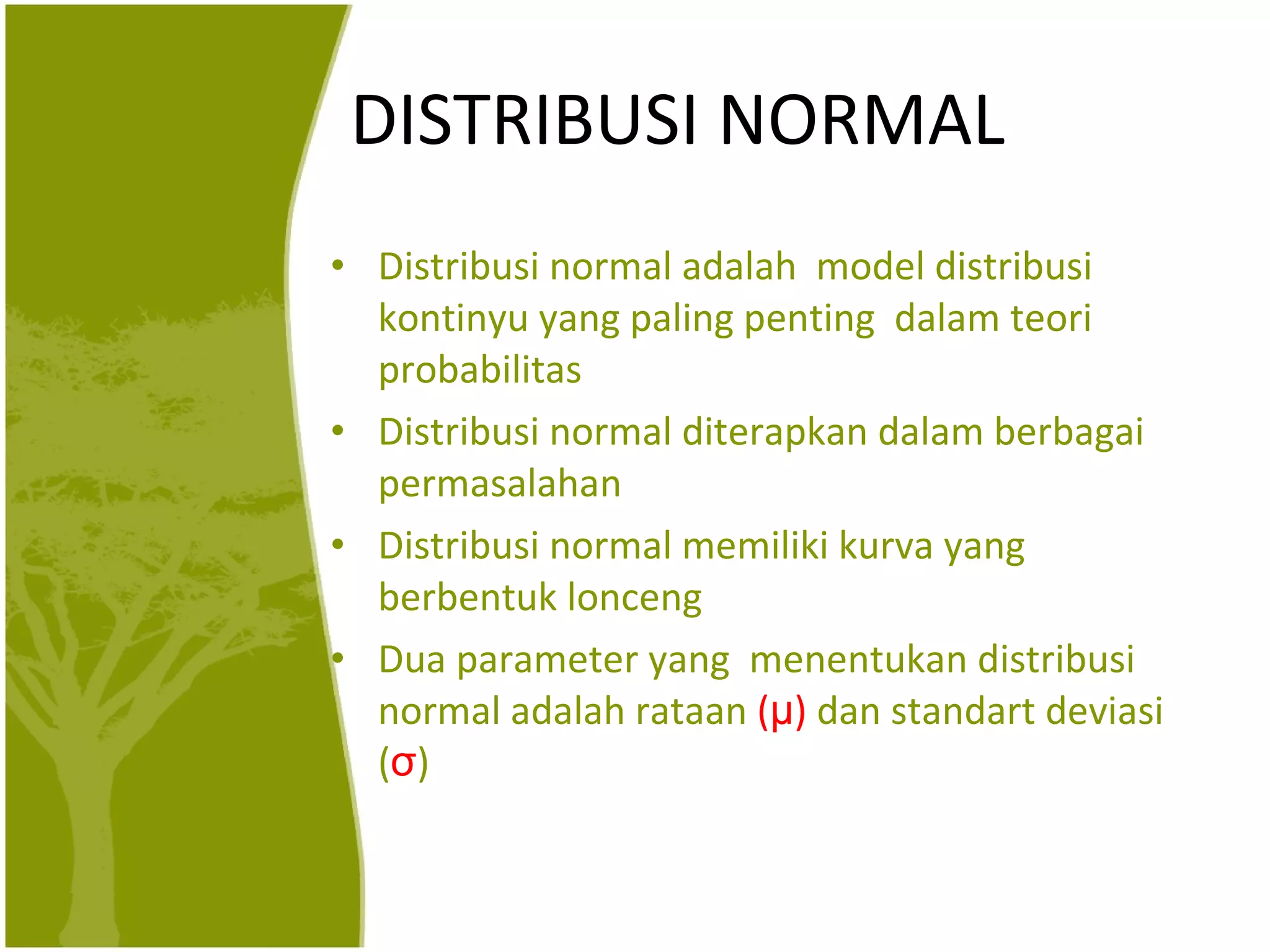 Distribusi normal presentasi | PPT