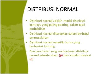 Distribusi normal presentasi | PPT