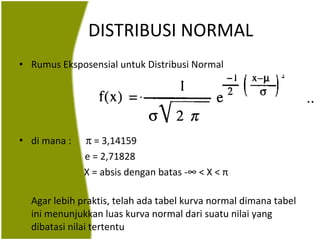 Distribusi normal presentasi | PPT