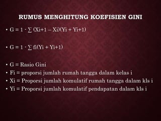 Distribusi Pendapatan dan Pemerataan Pembangunan | PPT