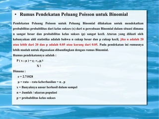 Distribusi poisson | ODP