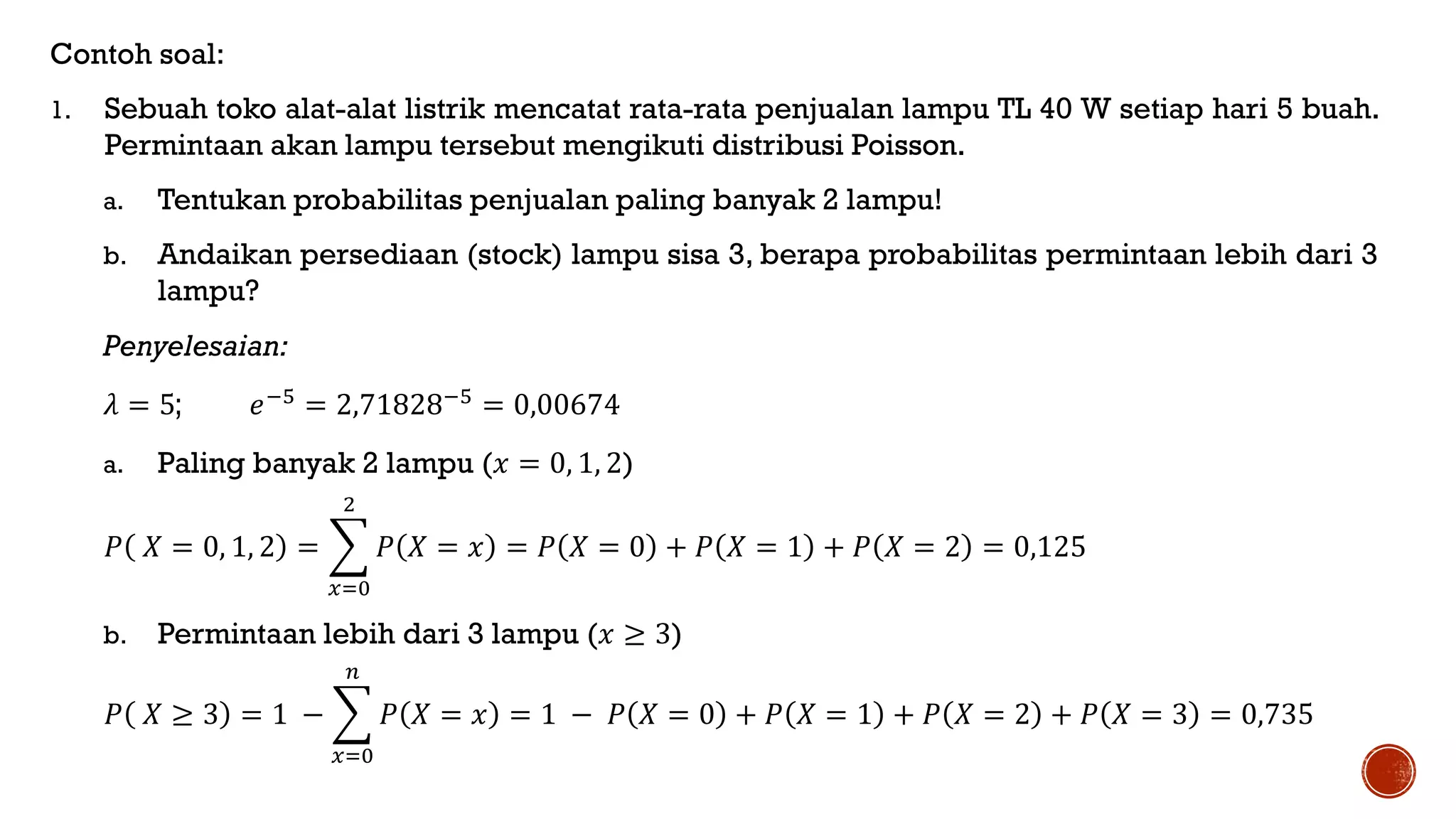 Distribusi poisson | PDF