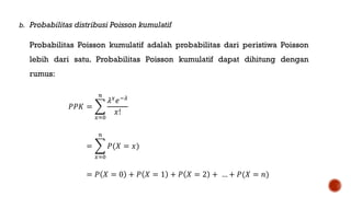 Distribusi poisson | PDF