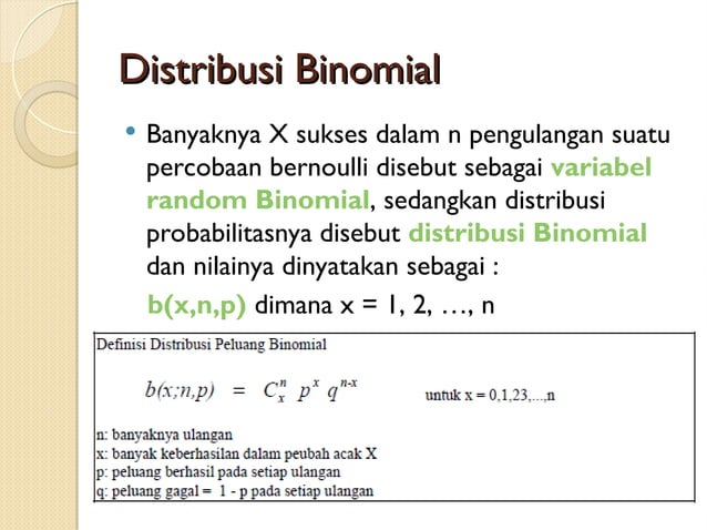 distribusi probabilitas materi untuk presentasi | PPT