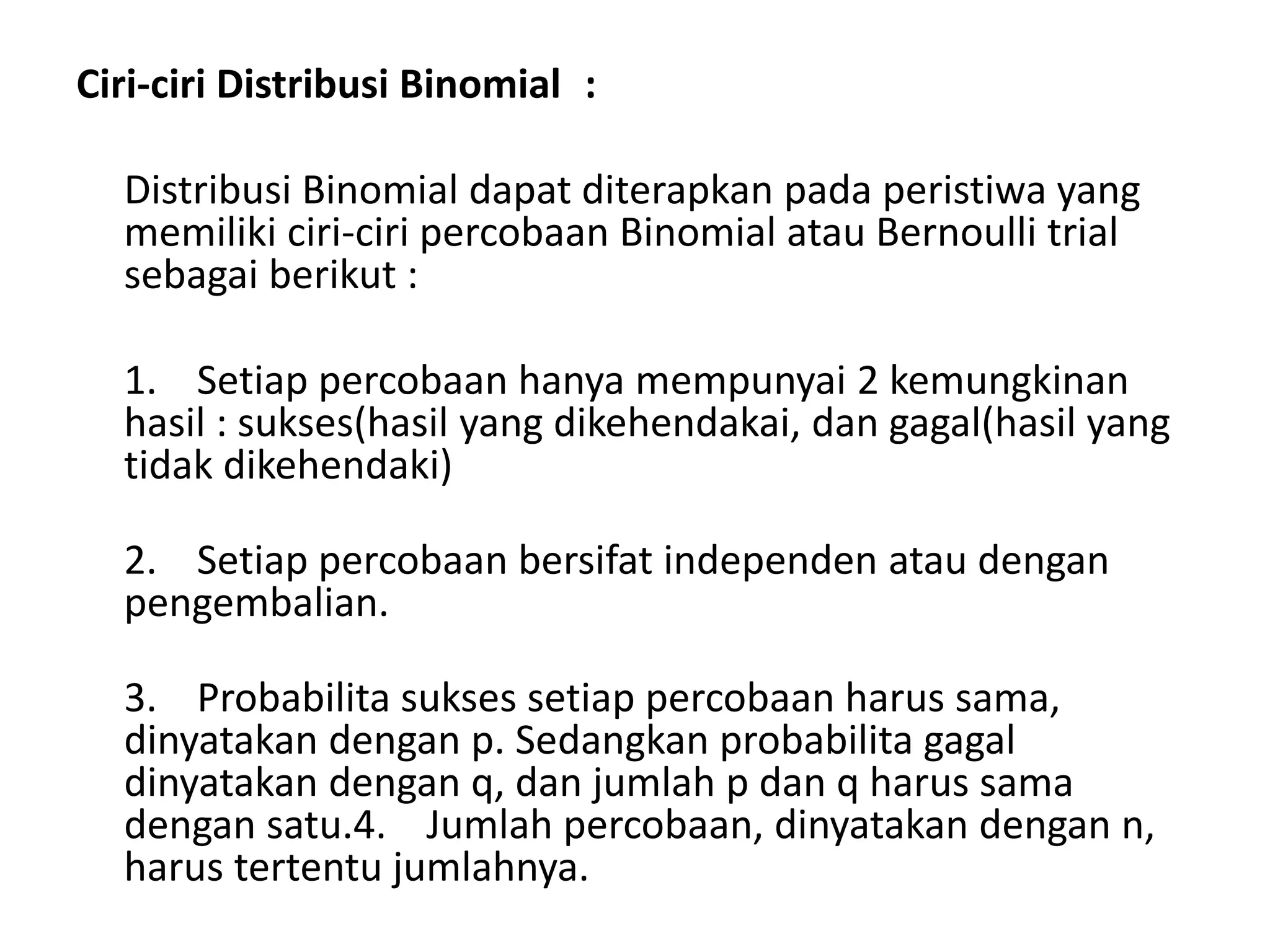 Distribusi Binomial | PPTX