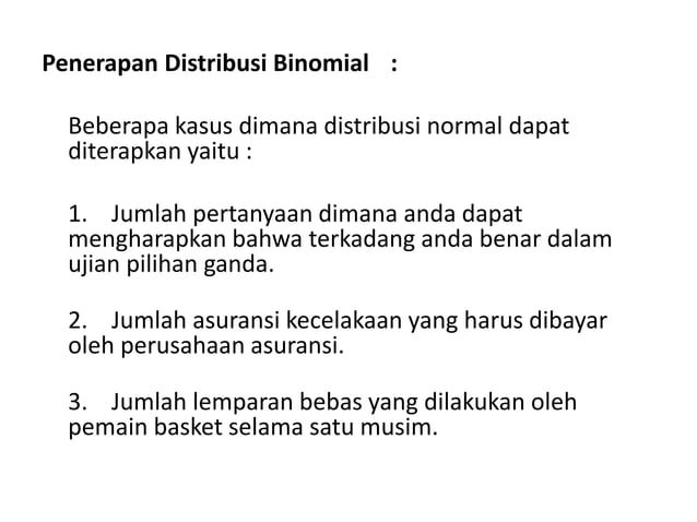 Distribusi Binomial | PPTX