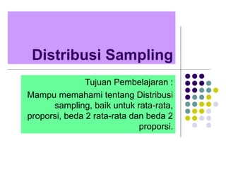 Distribusi sampling | PPT