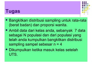 Distribusi sampling | PPT
