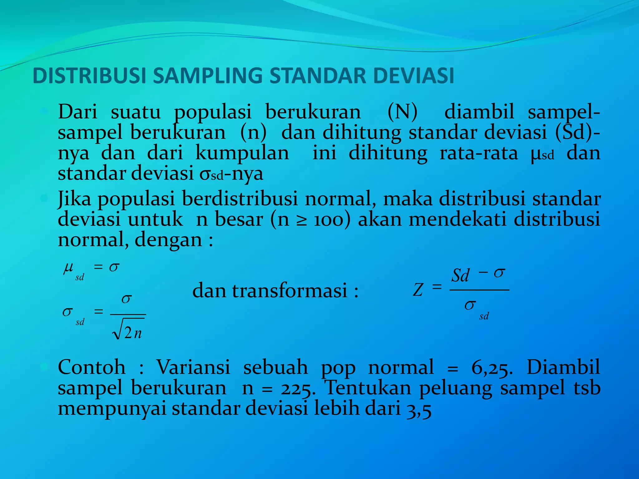 Distribusi sampling | PPTX