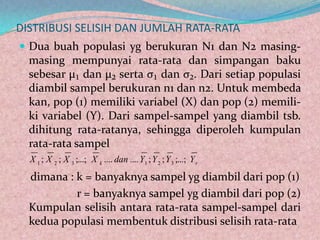 Distribusi sampling | PPTX