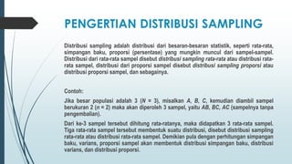 Distribusi Sampling | PDF