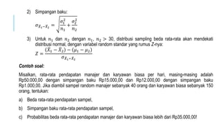 Distribusi Sampling | PDF