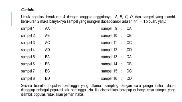 Contoh Soal Distribusi Sampling Dan Jawabannya - Gaya Modis