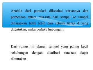 Distribusi sampling | PPT