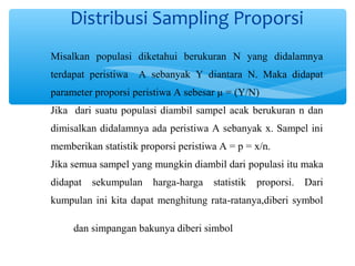 Distribusi sampling | PPT