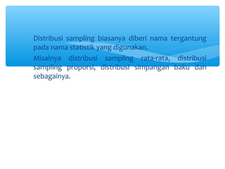 Distribusi sampling | PPT