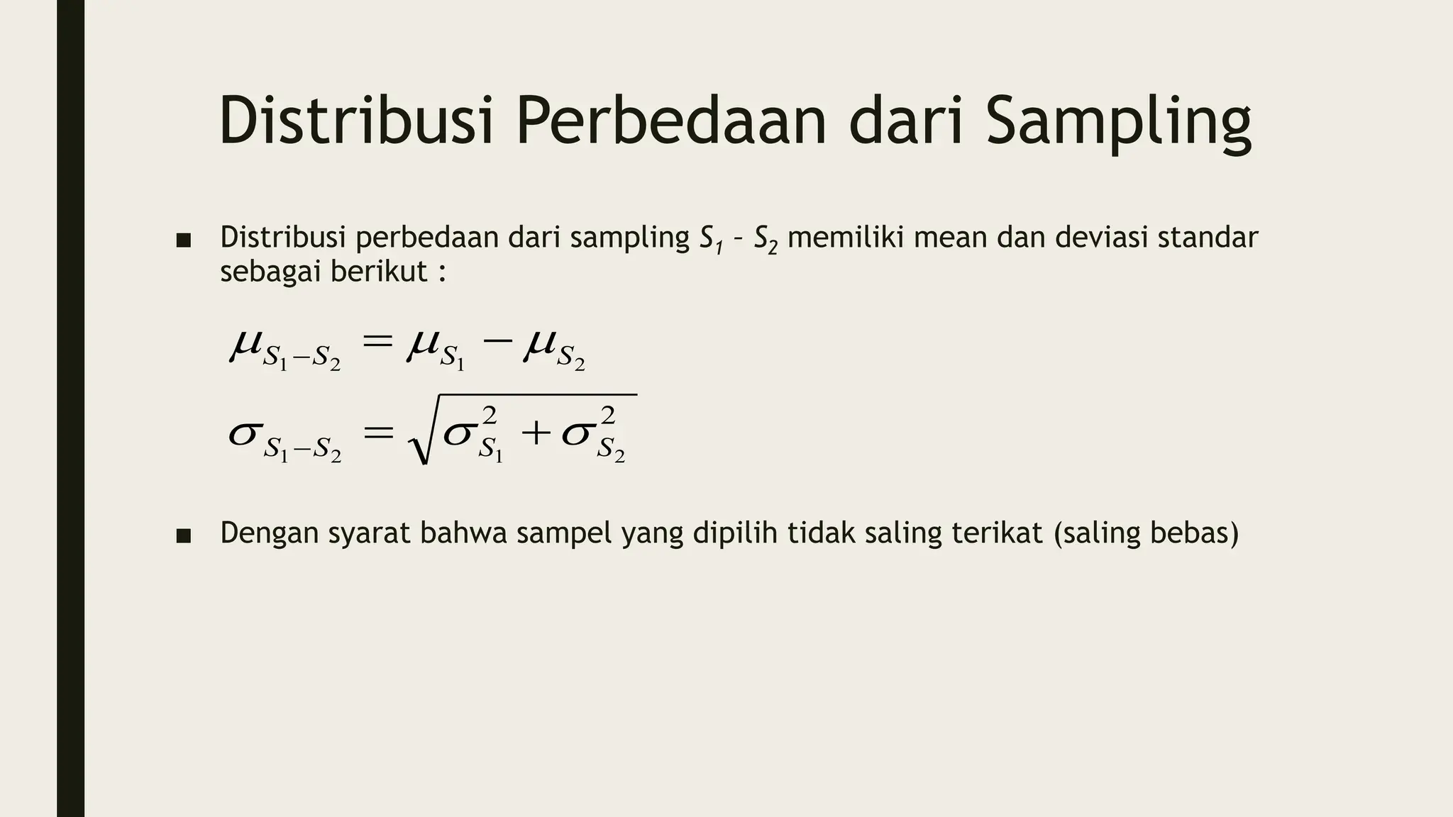 slide show DISTRIBUSI SAMPLING.pptx engineering | PPT
