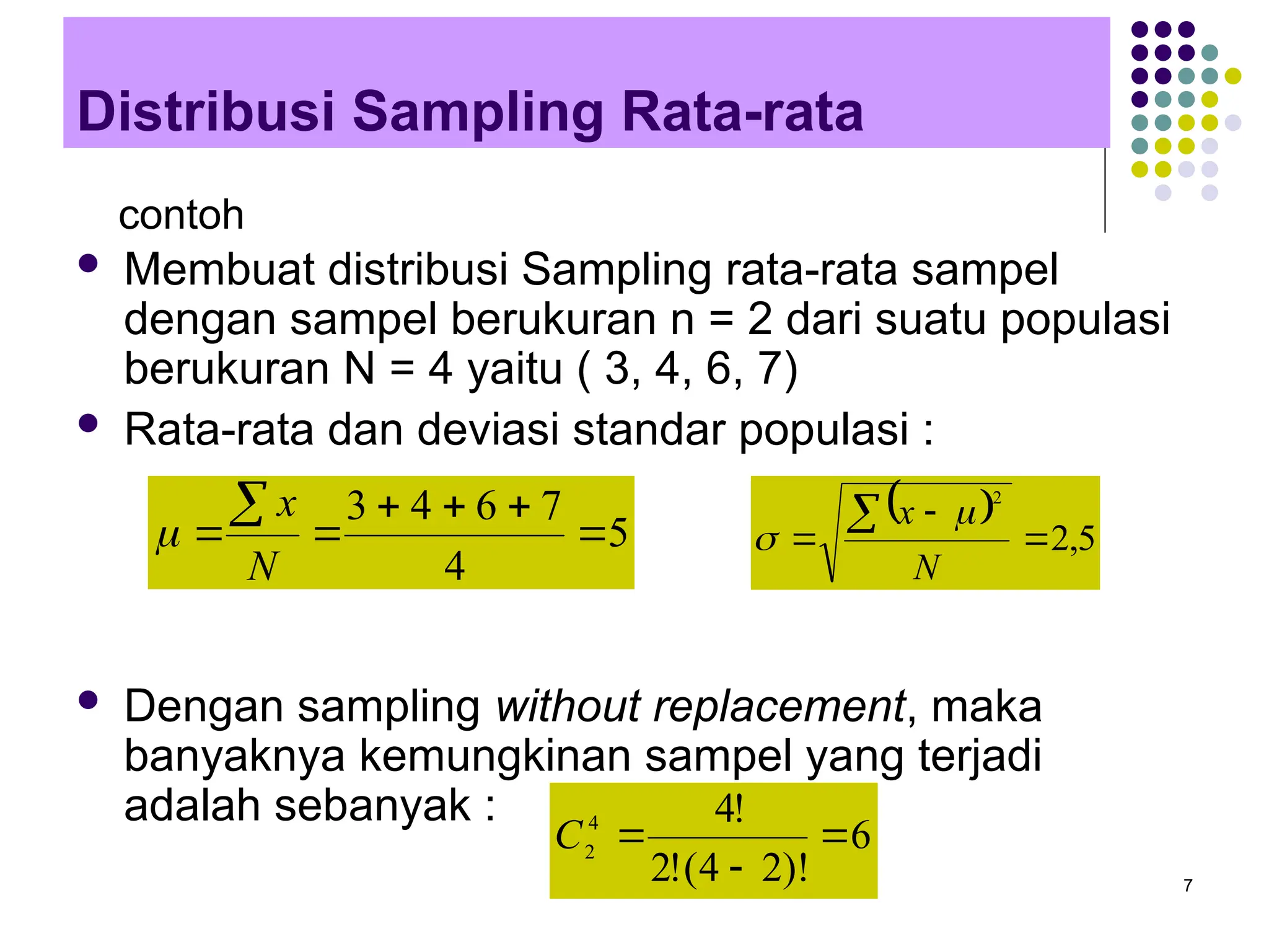 Distribusi_Sampling materi statistika dasar.ppt