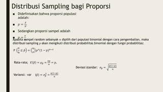 Distribusi sampling random.pptx | Free Download