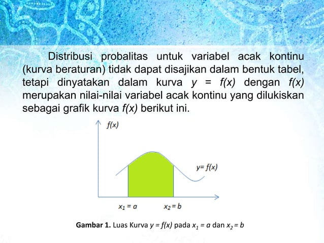 Distribusi variabel acak kontinyu | PPTX