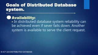 Distributed Database | PPT