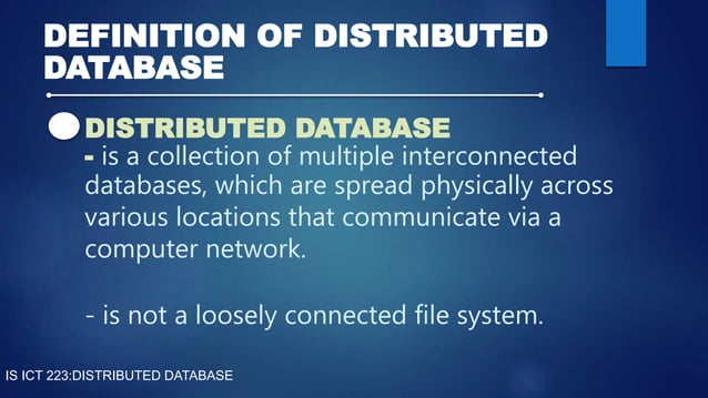 Distributed Database | PPT