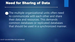 Distributed Database | PPT | Free Download
