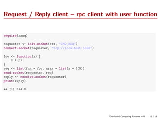 Distributed Computing Patterns in R | PDF