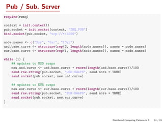 Distributed Computing Patterns in R | PDF