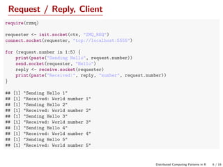 Distributed Computing Patterns in R | PDF