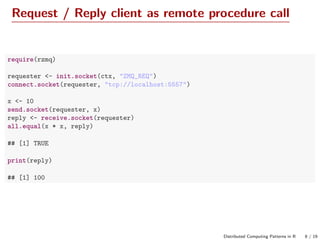 Distributed Computing Patterns in R | PDF