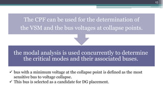 Distributed generation placement | PPT