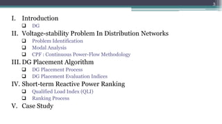 Distributed generation placement | PPT