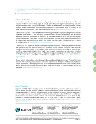 Distributed Ledgers: Possibilities and Challenges in Capital Markets ...