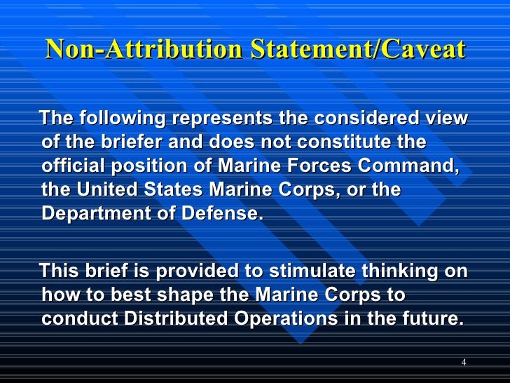 Distributed Operations