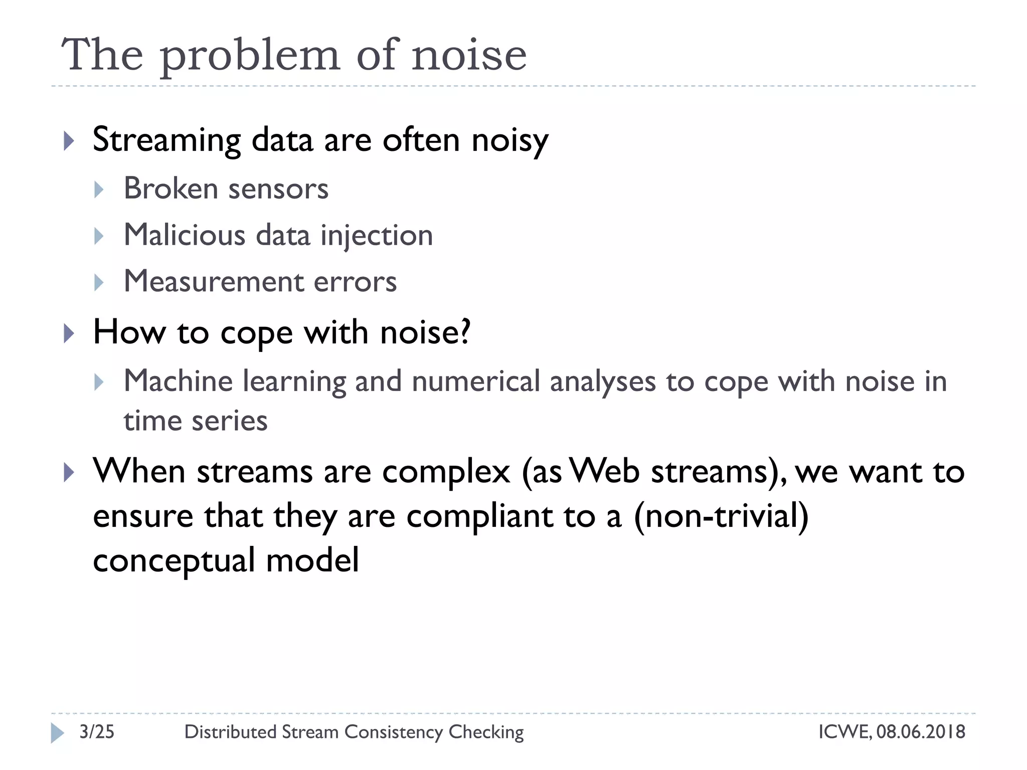 Distributed stream consistency checking | PDF