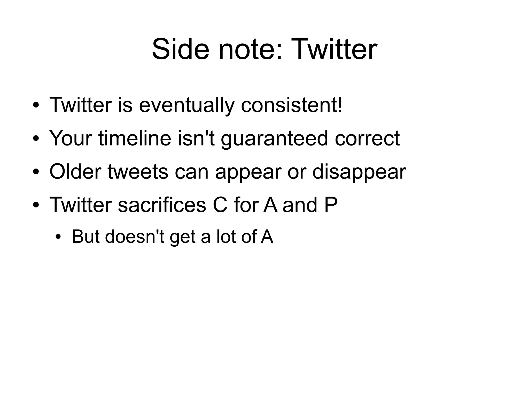 Distributed Systems And Consistency Odp Databases Computer Software And Applications
