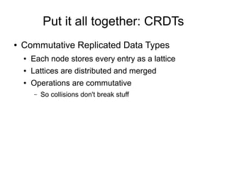Distributed systems and consistency | ODP