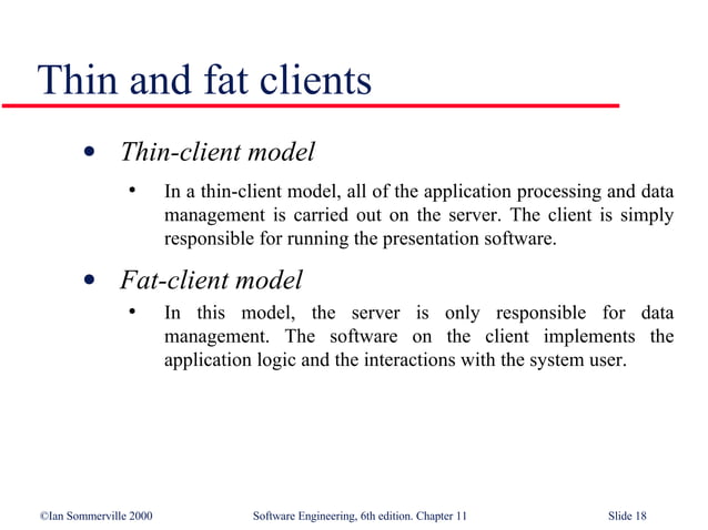 Distributed Systems Architecture in Software Engineering SE11 | PPT