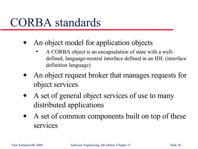 Distributed Systems Architecture in Software Engineering SE11 | PPT