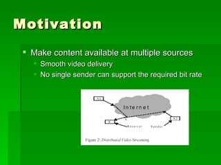 Distributed Video Streaming over Internet | PPT