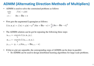 Distributed ADMM | PPT